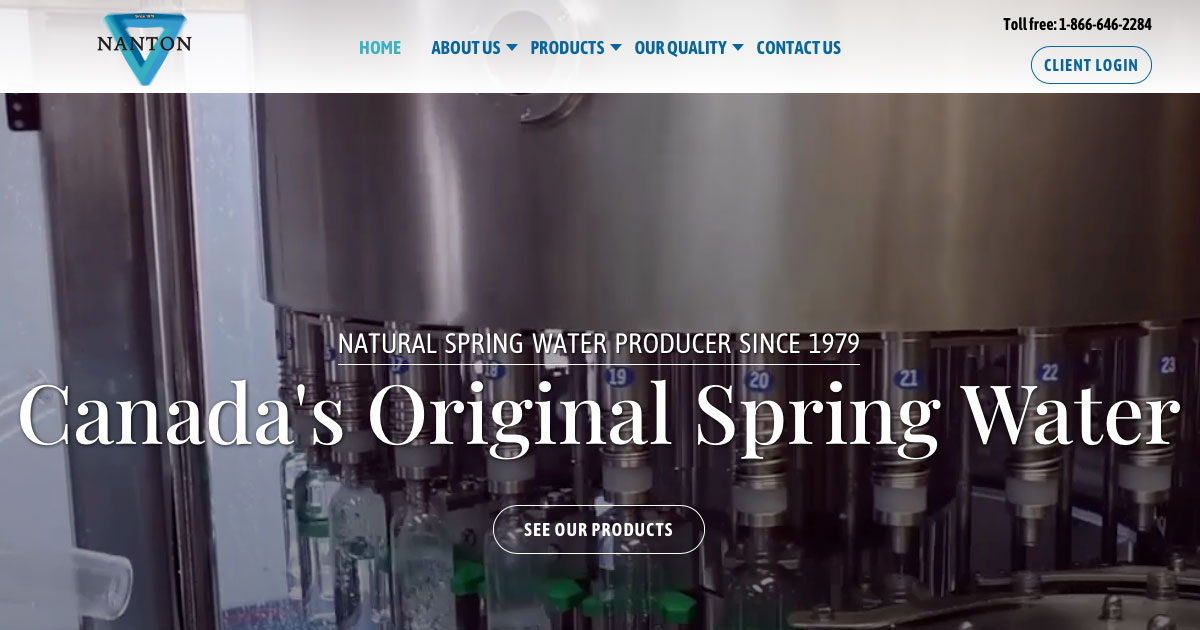 Canada's most dynamic water producer - Nanton Water & Soda